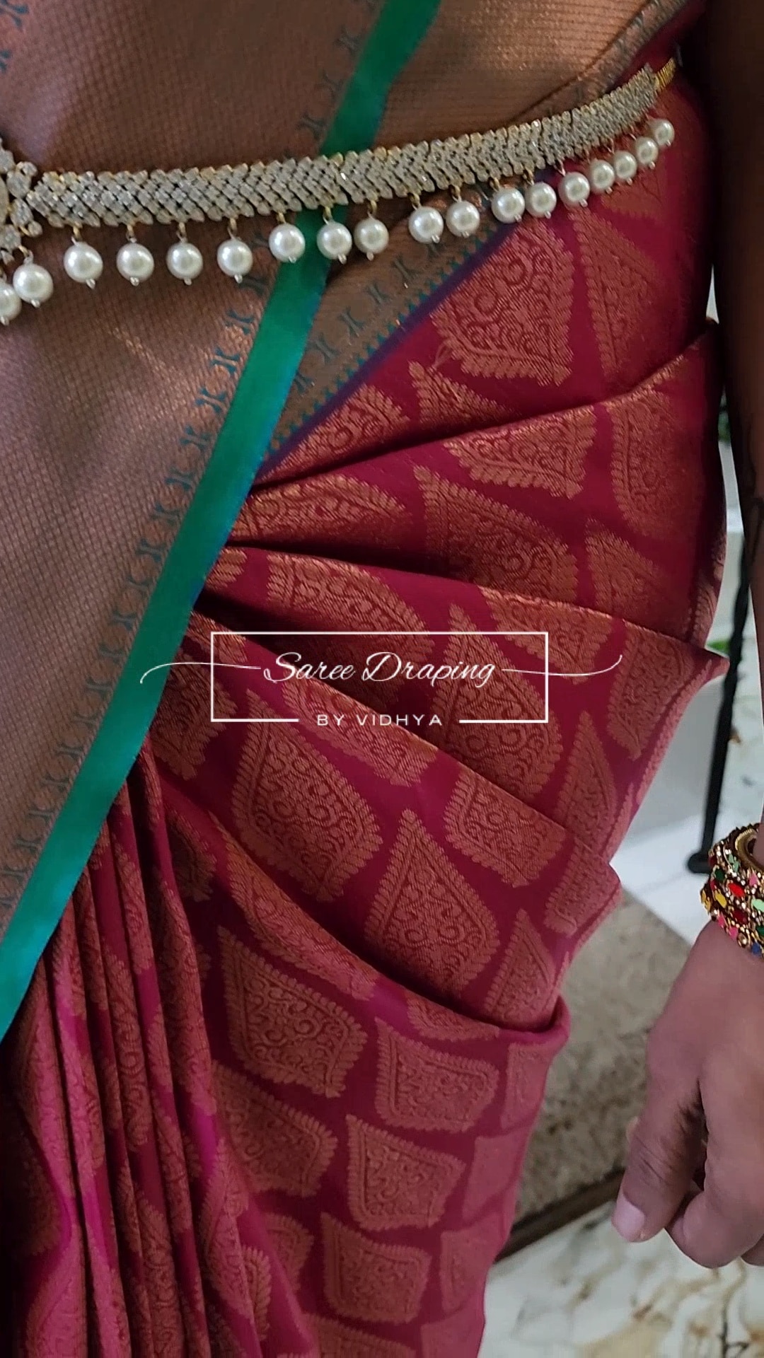 Saree Draping by Vidhya Offers Saree Pre-Pleating in Frisco, TX 75035